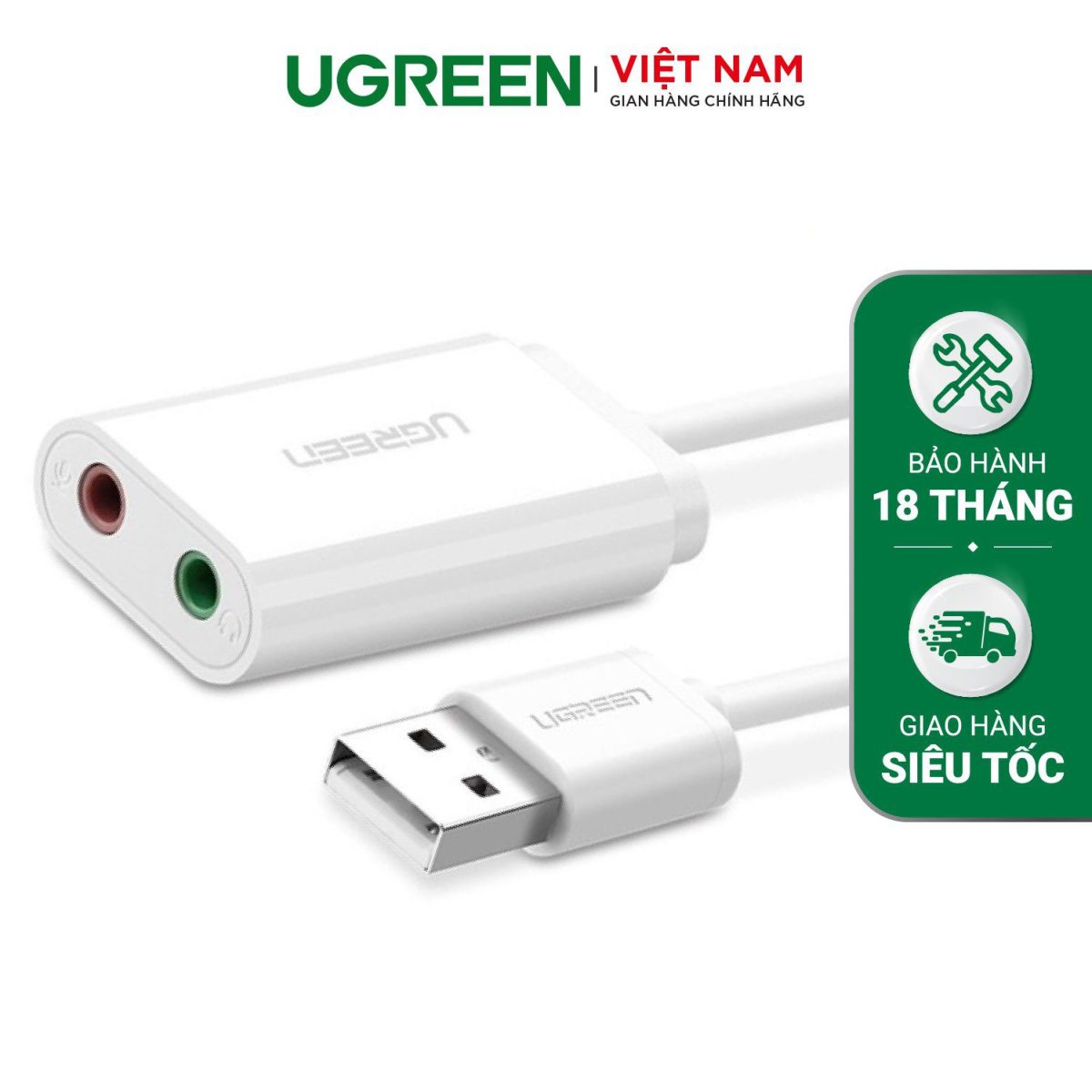 Bộ Chuyển Đổi USB to LAN 100Mbps UGREEN 15632